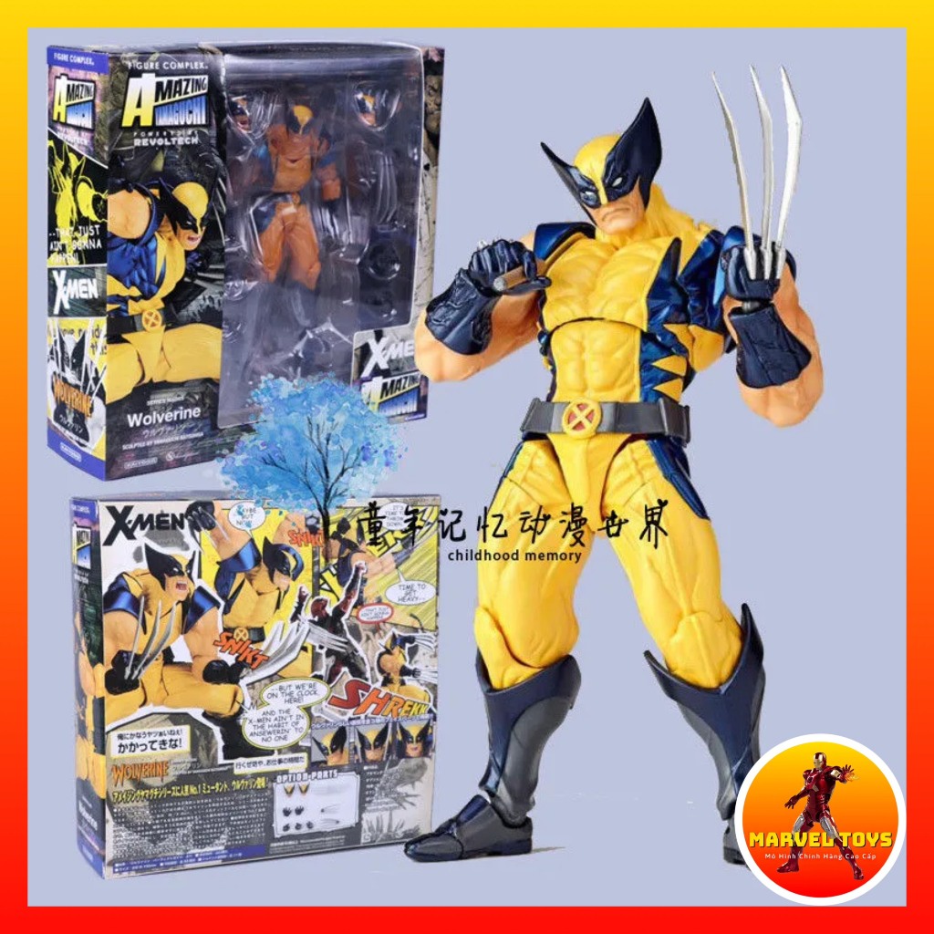 [HÀNG SẴN - HỎA TỐC] Mô Hình Người Sói Wolverine Yamaguchi Revoltech ...