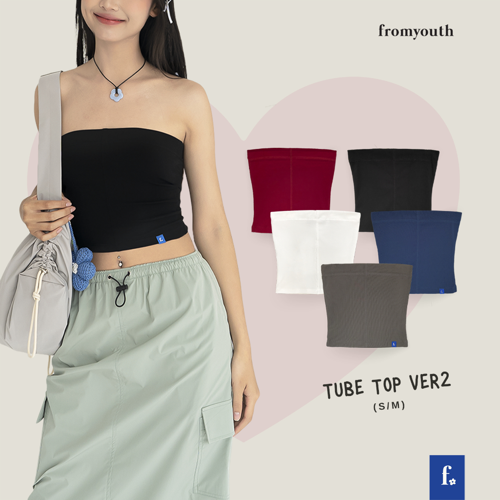 Áo quây vải thun gân NAKED by V - Tube Top Ver.2 | Shopee Việt Nam