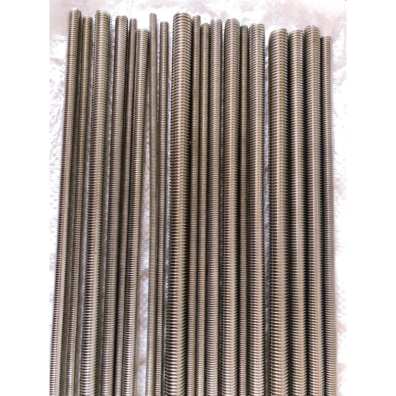 Thanh ren ( Ty ren ) INOX 304 M10 - M12 ( bán từ 0,25 m - 0,5m - 1 m ...