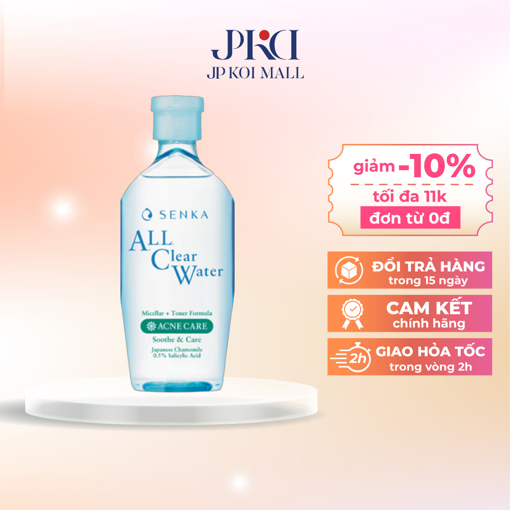 Nước tẩy trang giảm nhờn Senka All Cwm Formula Fresh 230ML 28888 | Shopee Việt Nam
