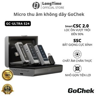 Mic thu âm không dây GoChek S24 ULTRA chính hãng Micro gocheck thu âm ...