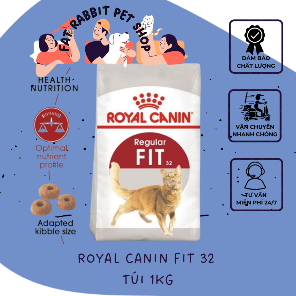 royal canin fit 32 🐶fat rabbit🐱freeship🐱hỏa tốc nội thành | Shopee Việt Nam