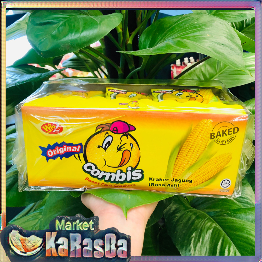 Bánh Bắp Win2 Cornbis Sweet Corn Crackers 540gr (30 cái x 18g) | Shopee ...
