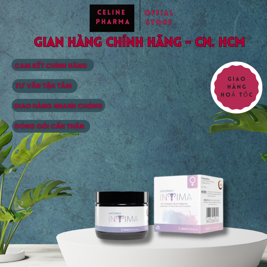 [Chính Hãng] Viên uống men vi sinh phụ nữ Lactobact Intima cân bằng vi ...