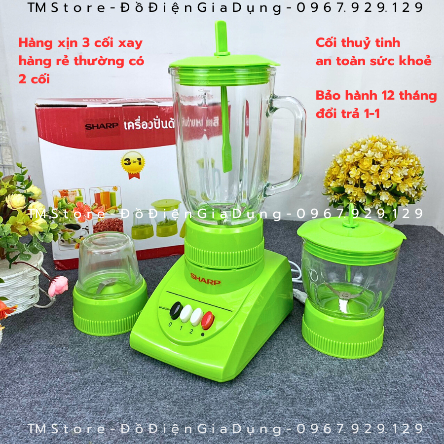 Máy xay sinh tố sharp ks-2022 chính hãng thái lan, Máy xay các loại rau ...