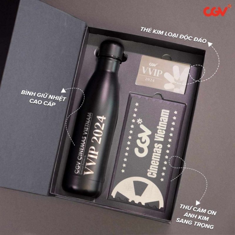 Quà vvip CGV 2024 Bình giữ nhiệt CGV vvip 2024 | Shopee Việt Nam