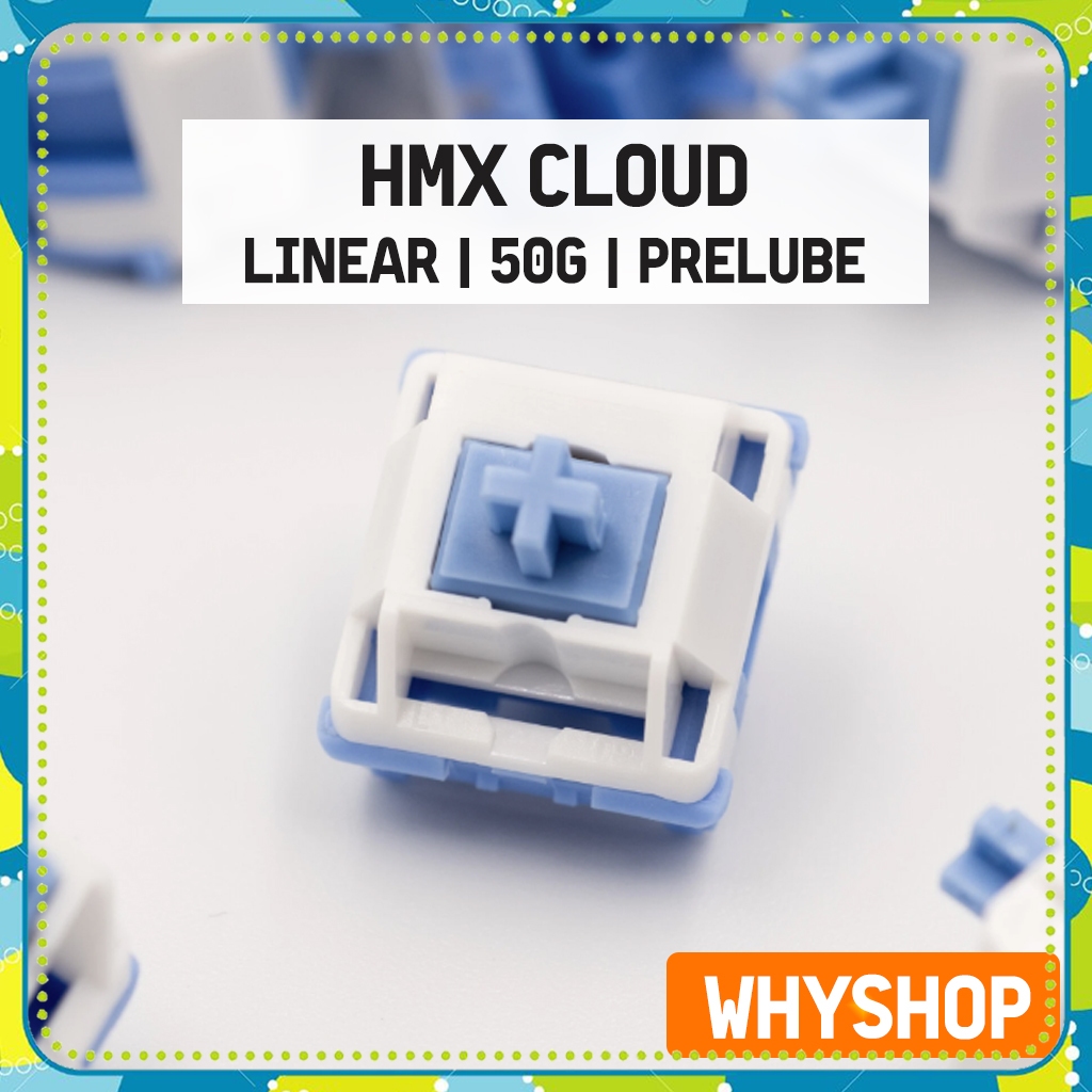 Switch HMX Cloud | Linear 50g Công tắc bàn phím cơ chính hãng đã prelube | Shopee Việt Nam