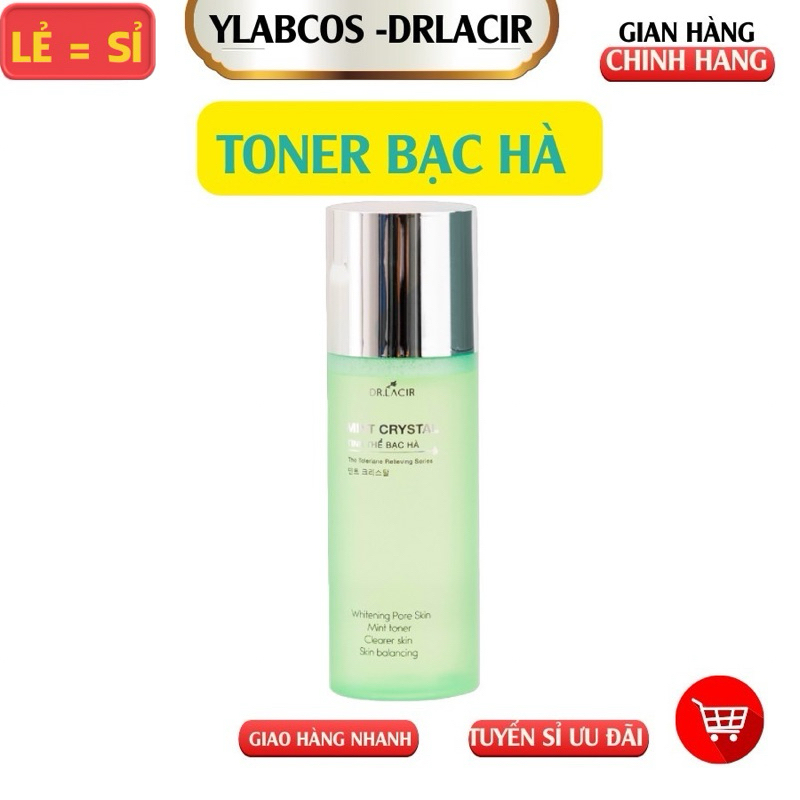 TONER tinh thể bạc hà kiềm dầu suốt 24h DR LACIR [chính hãng bán sỉ] | Shopee Việt Nam