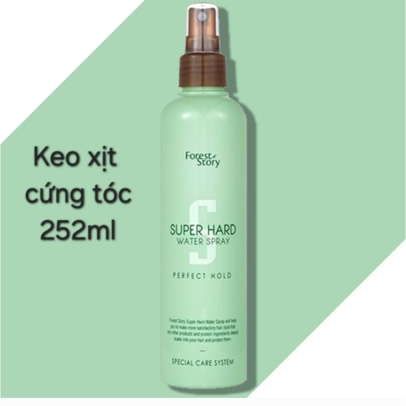 KEO XỊT TẠO NẾP VÀ DƯỠNG TÓC FOREST STORY SUPER HARD WATER SPRAY ...