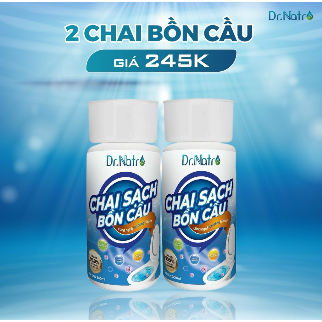 Combo 2 chai thả làm sạch bồn cầu Dr.Natro 300ml | Shopee Việt Nam
