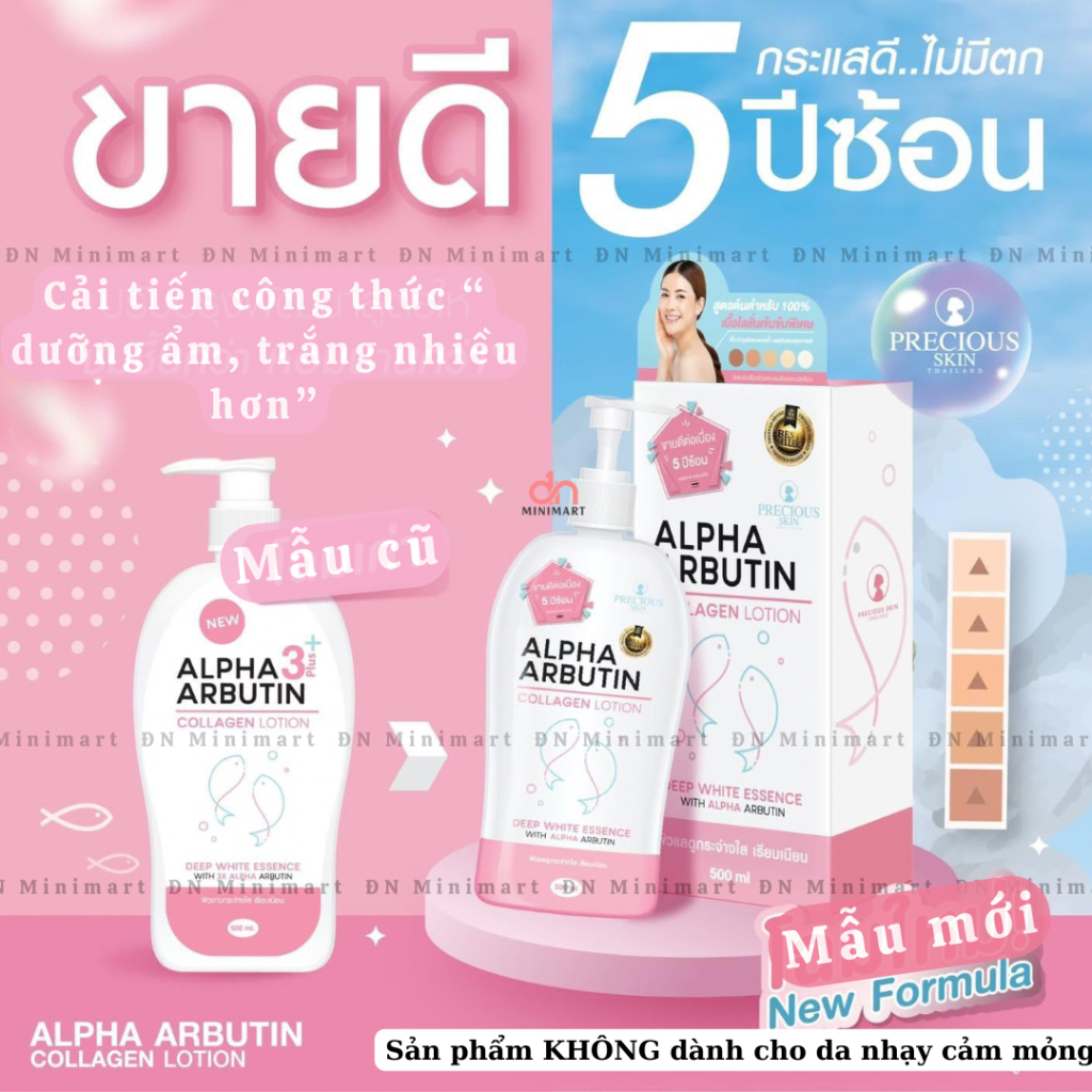 SỮA DƯỠNG THỂ TRẮNG DA BODY ALPHA ARBUTIN COLLAGEN LOTION | Shopee Việt Nam