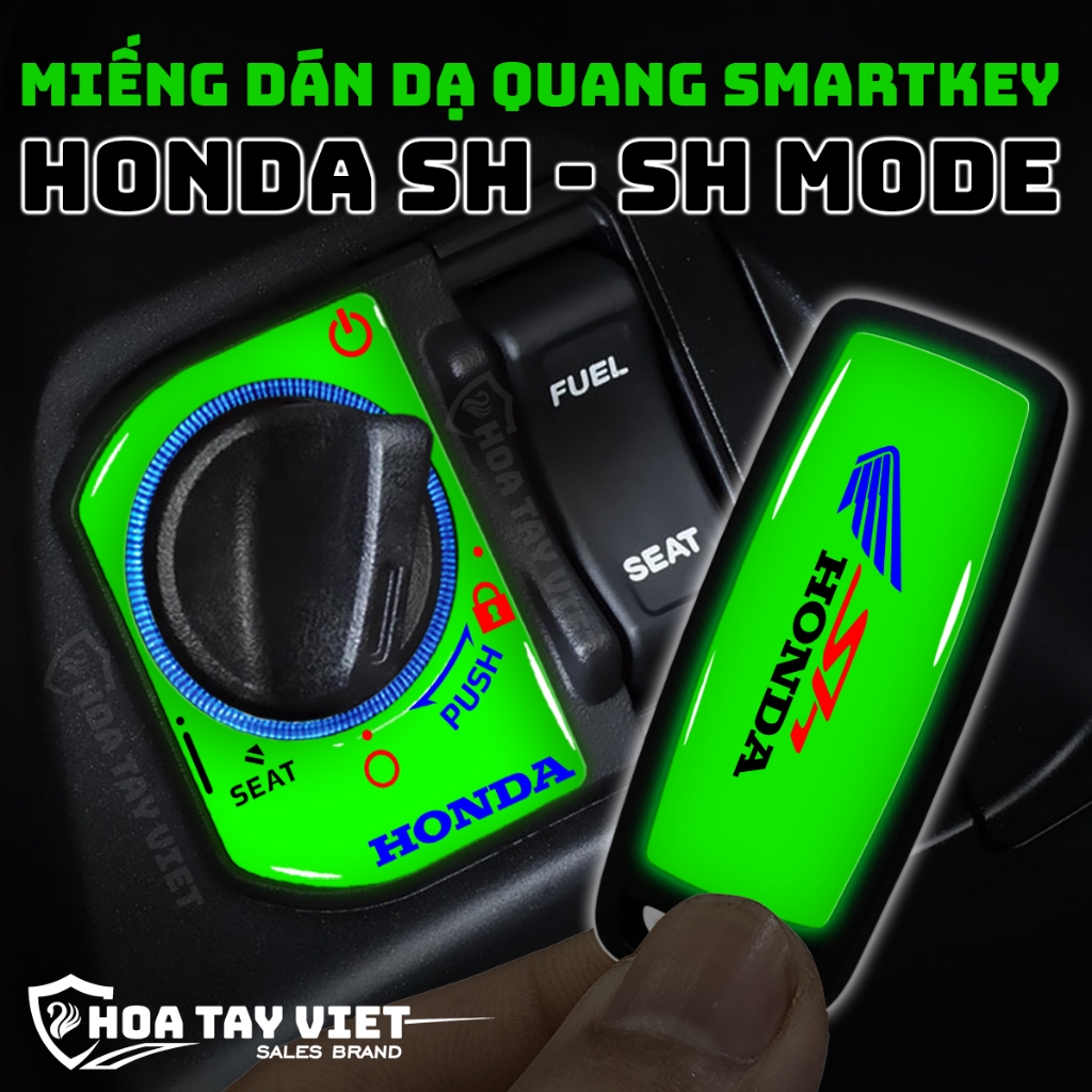 Miếng dán ổ khóa Smartkey xe honda SH dạ quang chống trầy xước ổ khóa ...