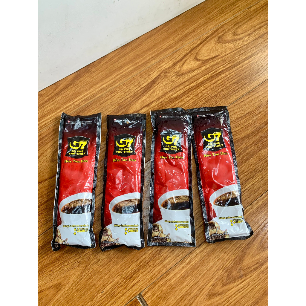 Cà phê G7 hoà tan đen gói lớn 30g hàng không dùng trên máy bay | Shopee Việt Nam