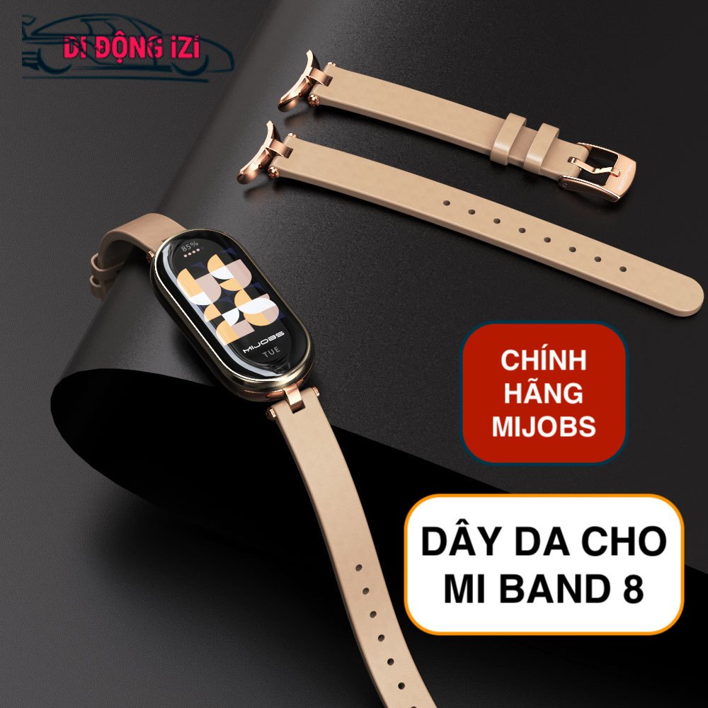 Dây Da Cho Xiaomi Mi Band 8 Mijobs Chính Hãng, Thiết Kế Kiểu Dáng Xinh ...