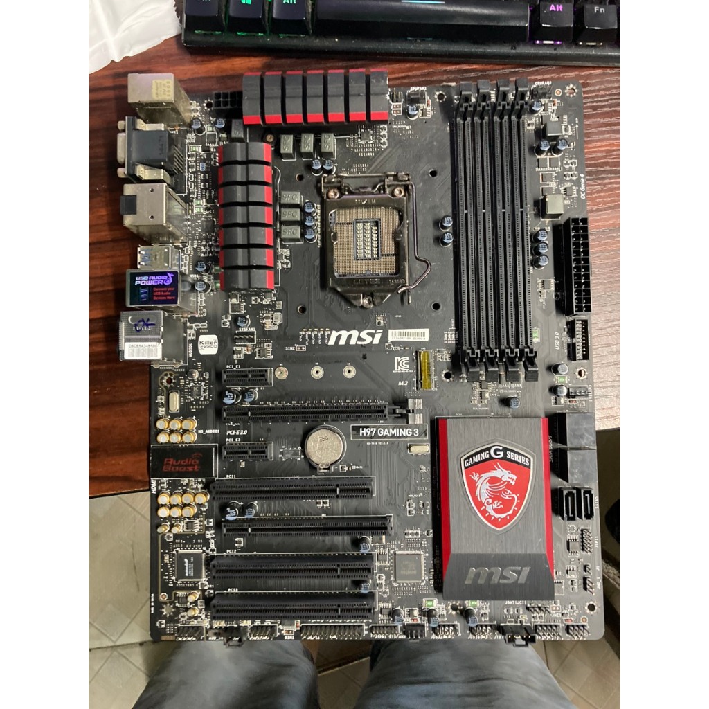 Main MSI H97 GAMING 3 chơi game làm việc socket 1150 mainboard PC h97 ...