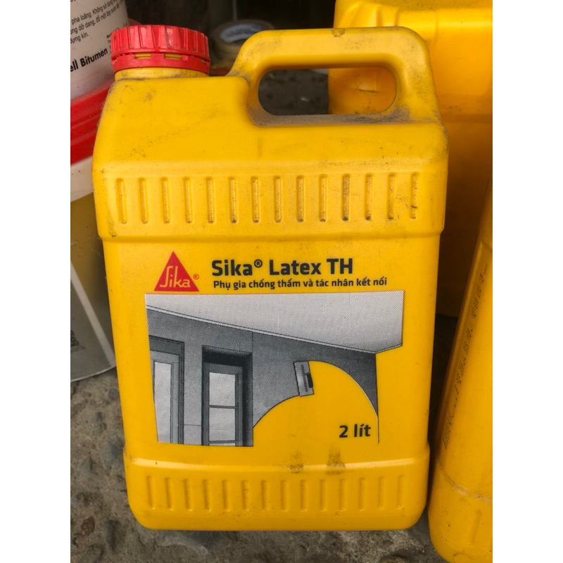 SIKA latex TH chống thấm can 2 lít và 5 lít | Shopee Việt Nam
