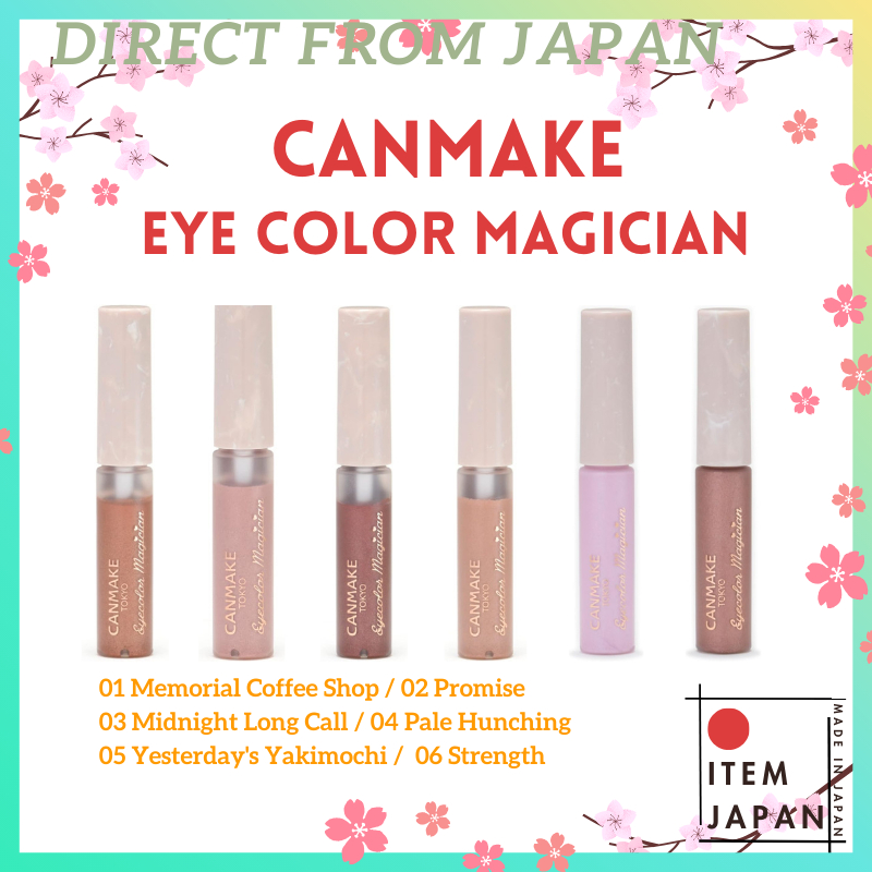 Canmake Tokyo Eye Color Magician 3.6ml Liquid Eye Shadow (01/01/02/03/04/05/06) | Shopee Việt Nam