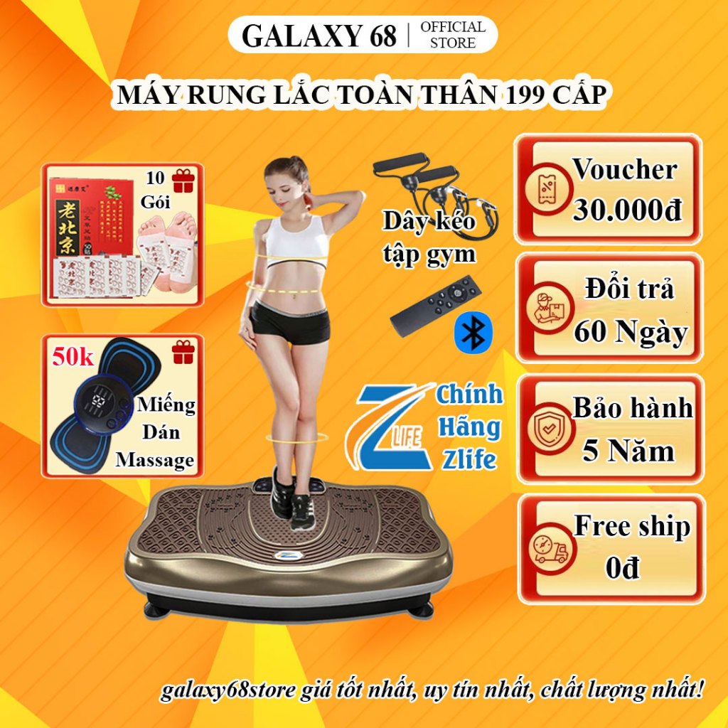 Máy rung lắc toàn thân 399 cấp độ, máy massage bụng giảm mỡ, giảm cân Máy rung toàn thân tập thể ...