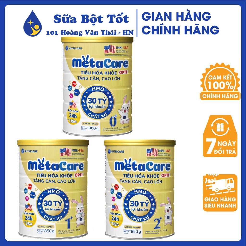 Sữa MetaCare opti - Tiêu hóa khỏe, tăng cân, Cao lớn | Shopee Việt Nam