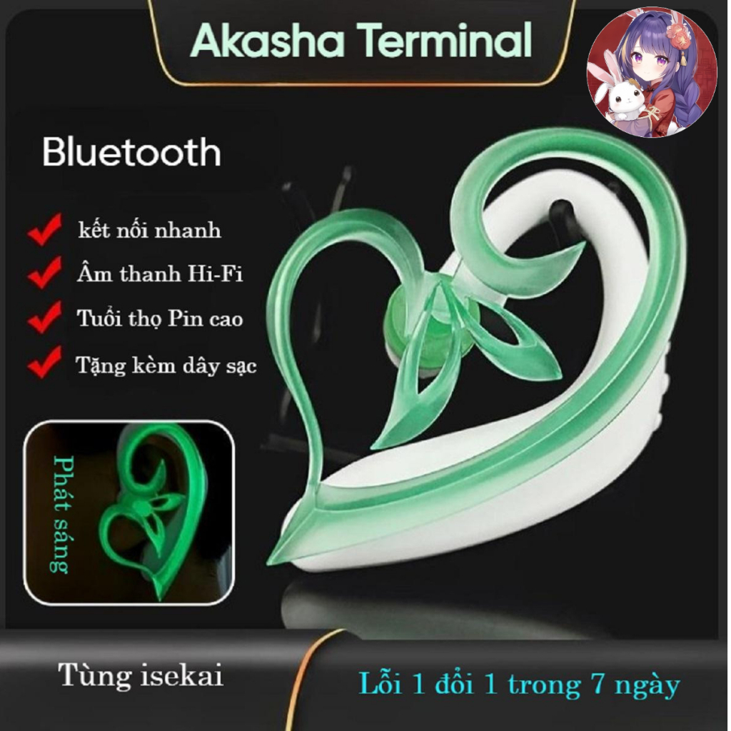 Tai Nghe Bluetooth Genshin Impact Akasha Terminal Có Thể Phát Quang ...