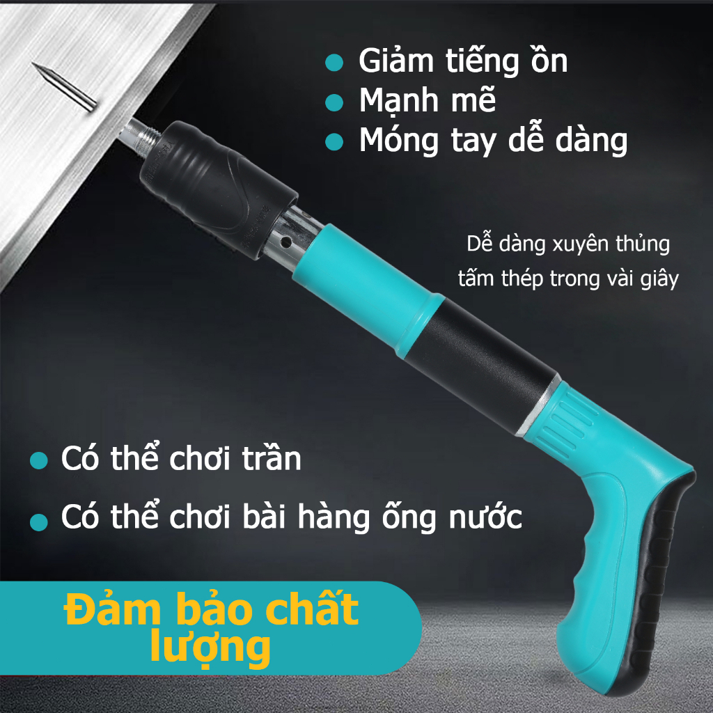 Máy Ghim đinh Ghim đinh Bê Tông Thế Hệ Mới Máy Bắn Đinh Hạt Kèm Đinh