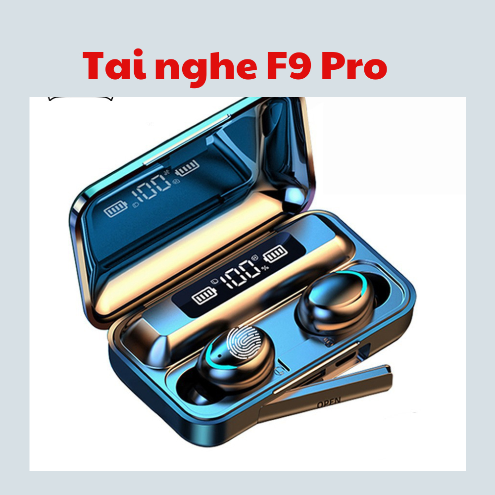 Tai Nghe Bluetooth TWS F9 PRO Chống Ồn Có Mic In Ear Cho các dòng điện ...