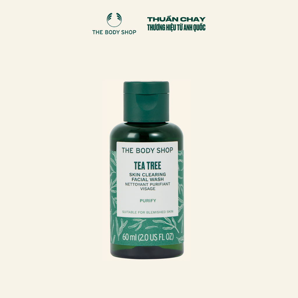 [HSD 10/2026] Sữa Rửa Mặt Tea Tree Skin Clearing Facial Wash 60ML The ...