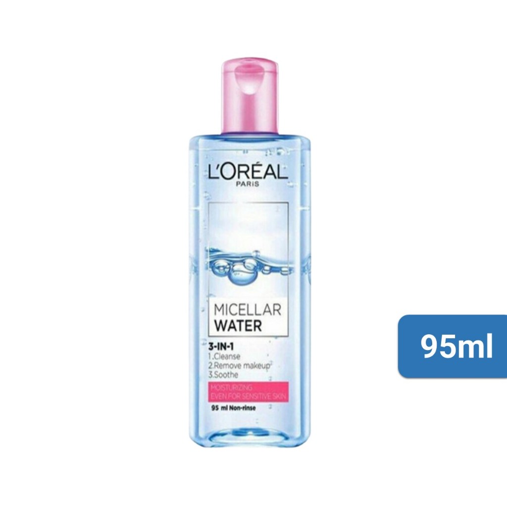 Nước Tẩy Trang Cho Mọi Loại Da L'Oreal Paris 3in1 Micellar Water (95ml/400ml) | Shopee Việt Nam