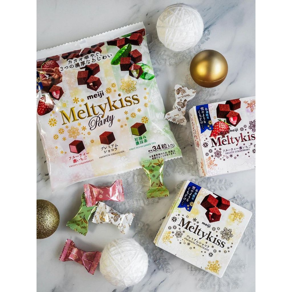 [DATE MỚI] SOCOLA NAMA TƯƠI MEIJI MELTYKISS MIX 3 VỊ BỊCH LỚN 34 VIÊN 138G | Shopee Việt Nam