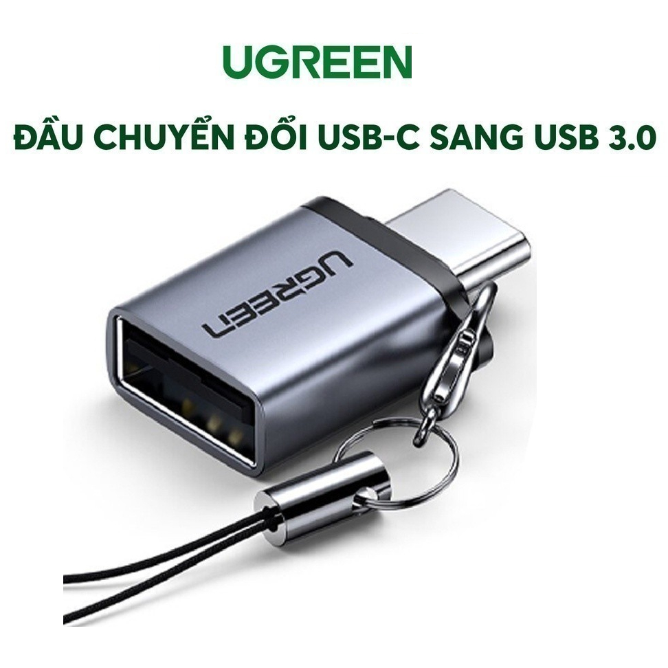 Đầu đọc thẻ nhớ Type C & USB 3.0 Ugreen 50706 80191 CM184 SD TF Type-C OTG chất lượng cao ...