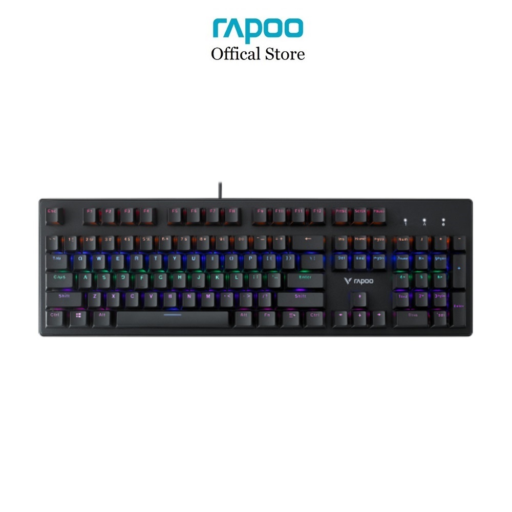 Bàn Phim Cơ Gaming Rapoo V510C LED Rainbow, Chức năng Antighost tất cả phím | Shopee Việt Nam
