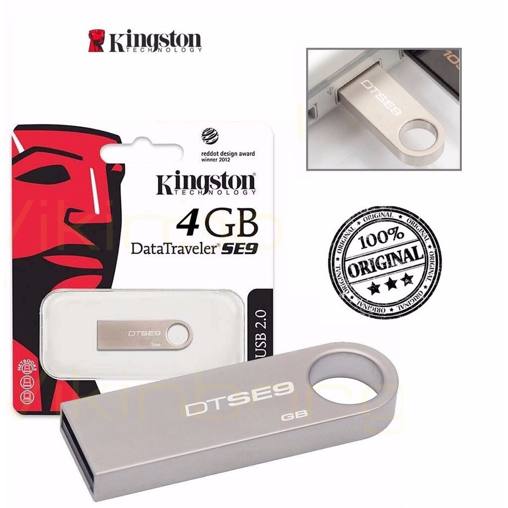 Usb Kingston 8gb/ 4gb thiết kế nhỏ gọn, vỏ kim loại chống nước | Shopee ...