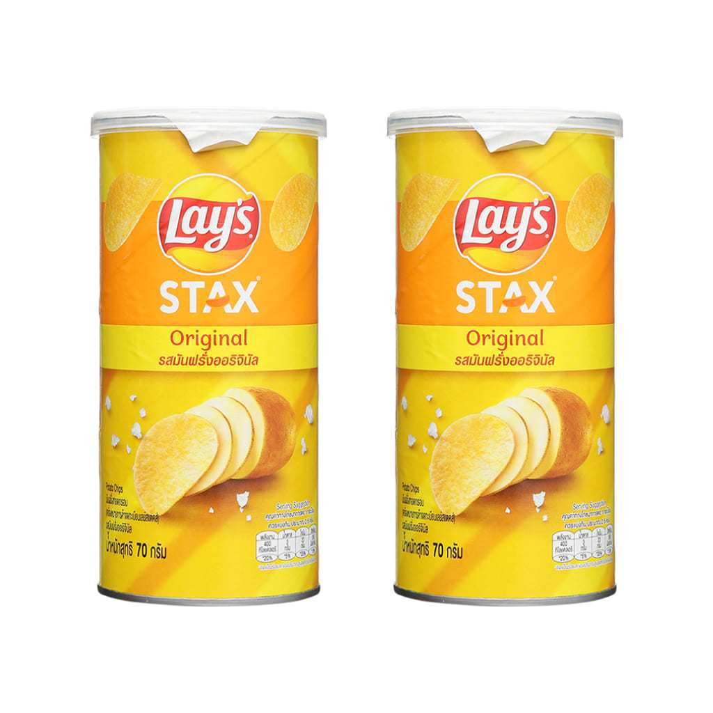 Lon snack khoai tây vị tự nhiên Lay's Stax 70g | Shopee Việt Nam