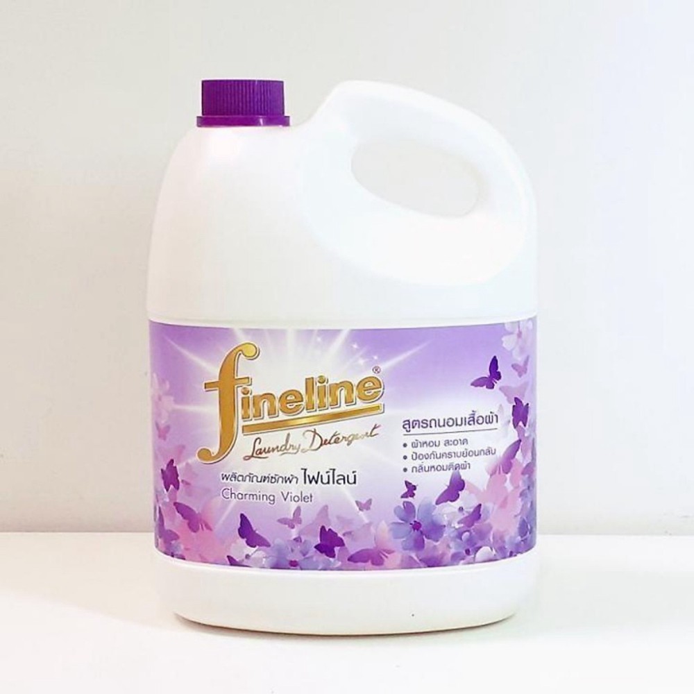 [Chính hãng] Nước giặt Fineline Tím 3000ml. MARKID | Shopee Việt Nam