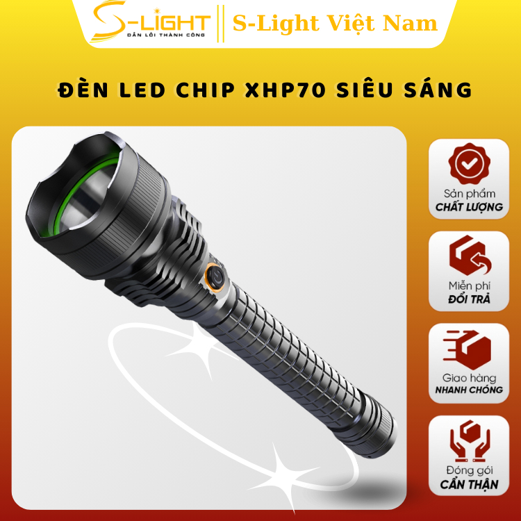 Đèn pin S-light sang trọng cứng cáp Led P70 A18 siêu sáng SL19 | Shopee ...
