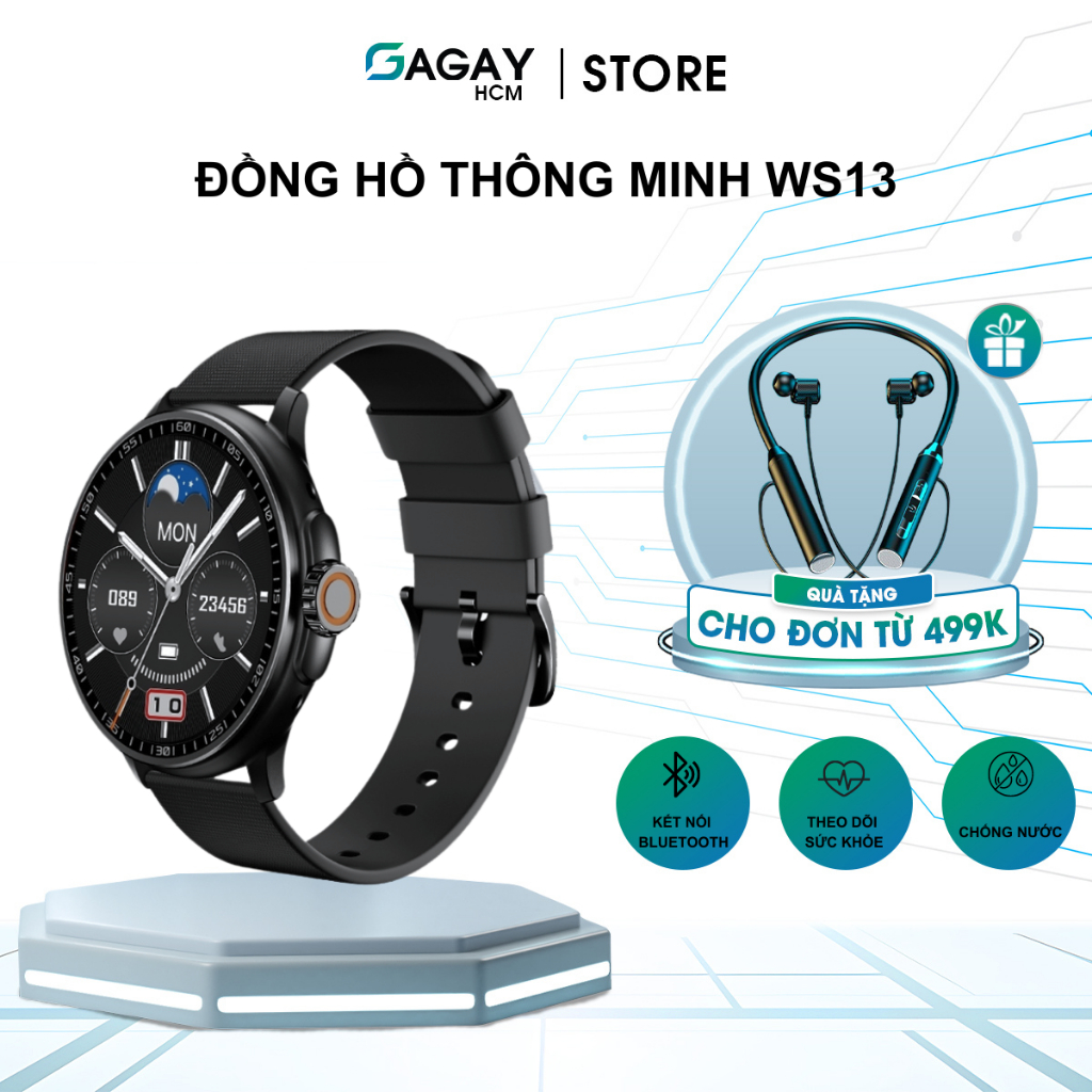 Đồng hồ thông minh Smart Watch WS13 đồng hồ WS13 nghe gọi bluetooth ...