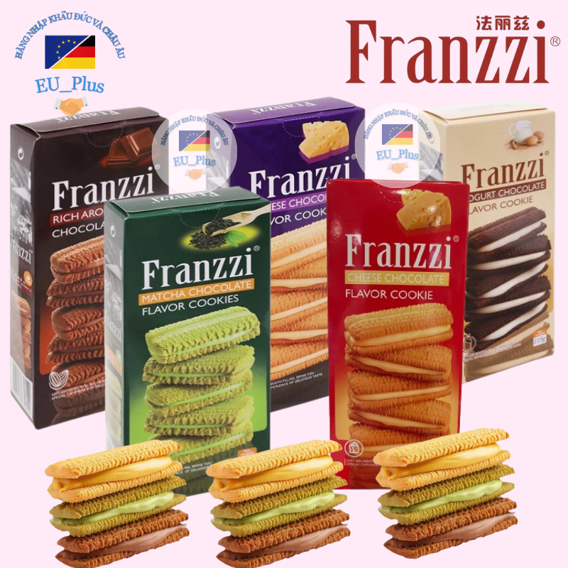 [HÀNG MỚI VỀ] Bánh qui Franzzi 115g - vị trà xanh - Vị Phomai - yogurt ...
