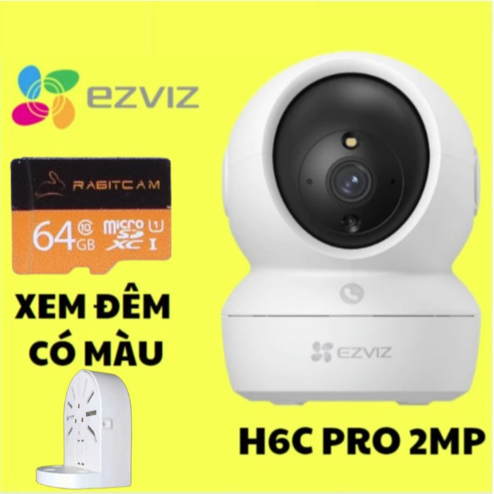 Camera wifi Ezviz C6N H6C PRO 2MP/3MP/4MP xoay 360 độ, theo dõi chuyển động, đàm thoại 2 chiều ...