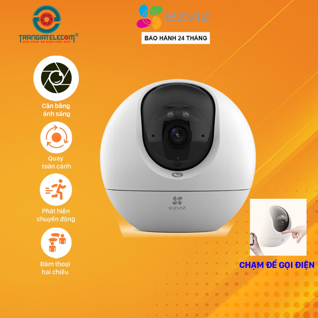 Camera Wifi EZVIZ C6C 4K 8MP Siêu Nét, Xoay 360 Độ, Đàm Thoại ...