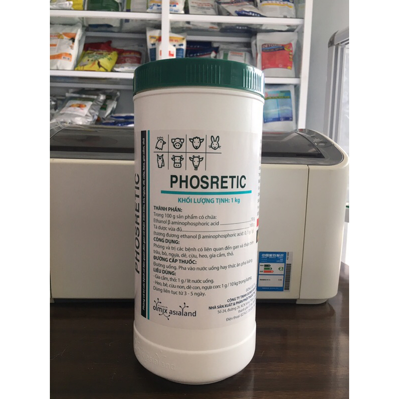 PHOSRETIC (1kg) bổ gian thận, nâng đề kháng vật nuôi | Shopee Việt Nam