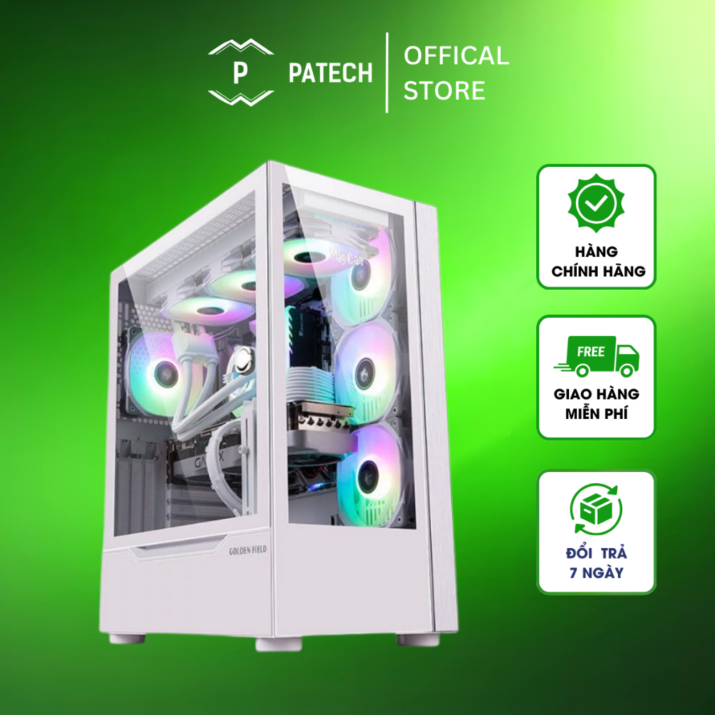 Vỏ máy tính Golden Field Magician dành cho PC Gaming, Mod Case, Case ...