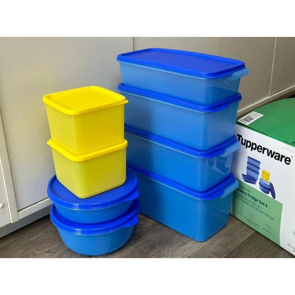 Bộ hộp trữ mát Tupperware Modern Fridge set 8 | Shopee Việt Nam