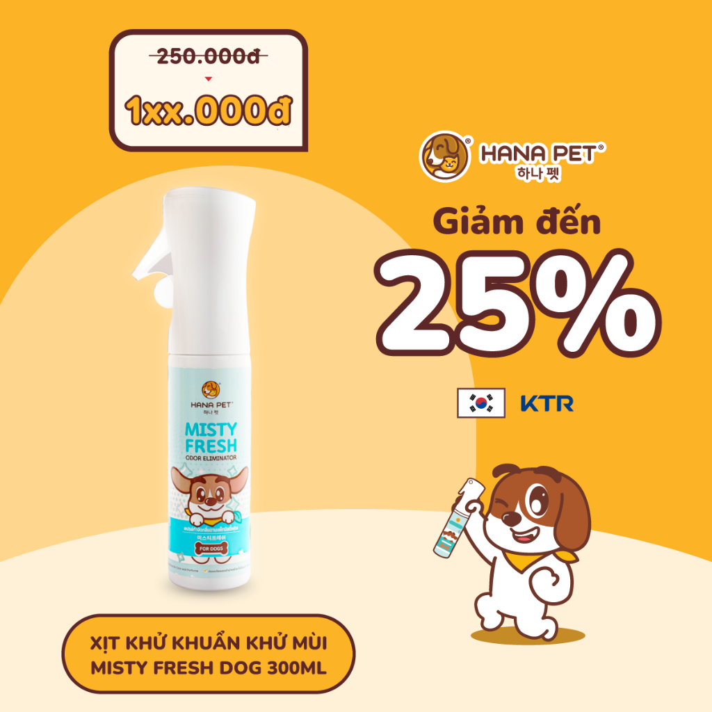 Xịt khử mùi, khử khuẩn Misty Fresh an toàn cho thú cưng dung tích 300ml - Hana Pet Việt Nam ...