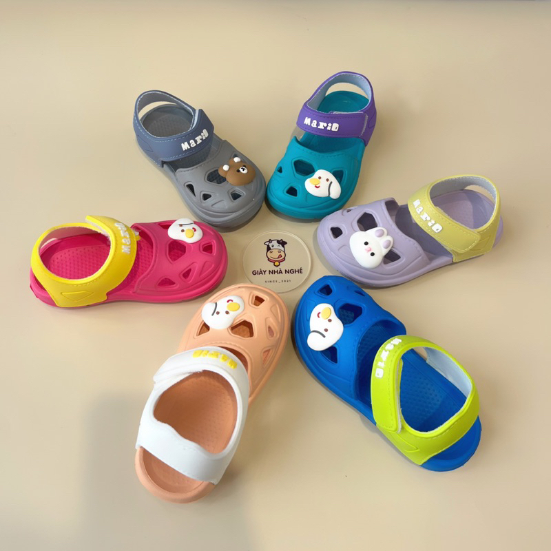 Dép Sandal Quai Dán CHEERFUL MARIO Chính Hãng Chất Liệu Nhựa Eva Chống Trơn Trượt Cho Bé mẫu mới ...