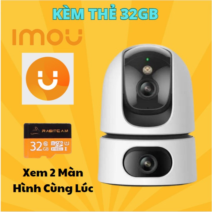 Camera 2 Mắt Kép Ngoài Trời iMOU Cruiser Dual 6MP/10MP IPC-S7XP-10M0WED ...