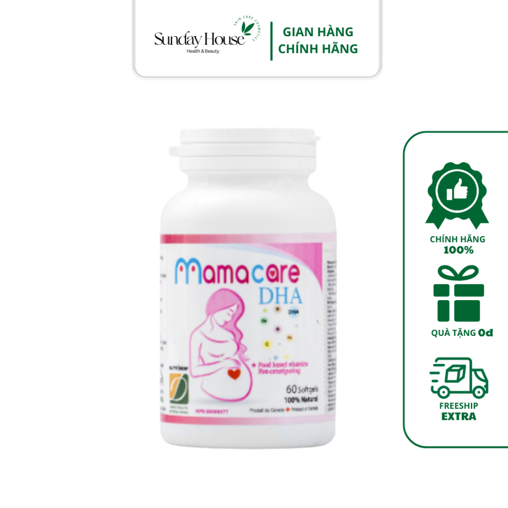 NUTRIDOM MAMACARE DHA - Viên uống DHA cho mẹ bầu giúp phát triển thai nhi, bé thông minh - David ...