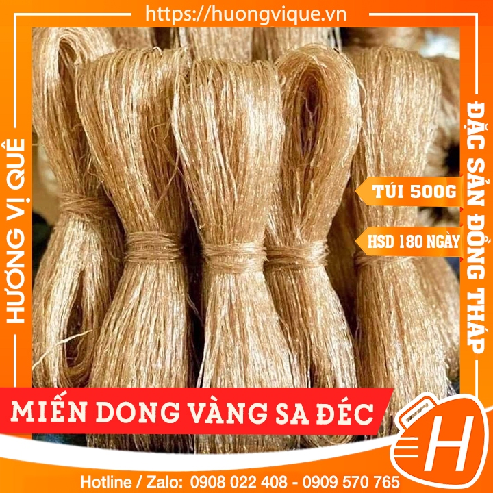 Miến Dong Vàng Sa Đéc - Túi 500g - Đặc Sản Đồng Tháp | Shopee Việt Nam