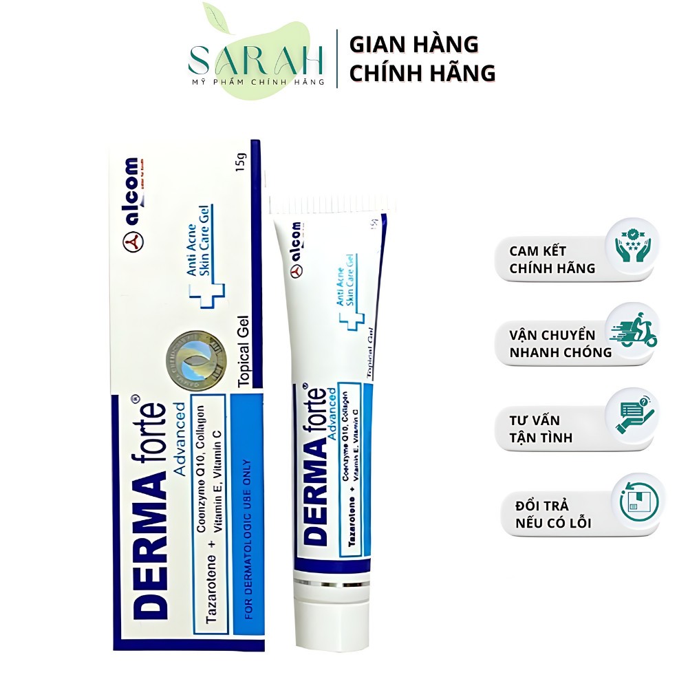 Gel giảm mụn mờ thâm Gamma Derma Forte 15g | Shopee Việt Nam