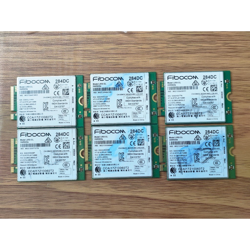 card wan DW5820e sử dụng thay cho laptop dell Latitude 5300, 5300 2-in ...