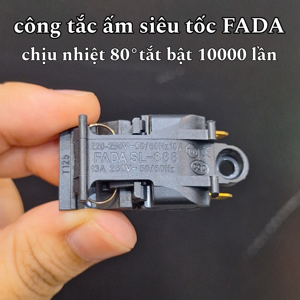 Công tắc ấm siêu tốc FADA chịu nhiệt 80 độ tắt bật 10000 lần | Shopee ...